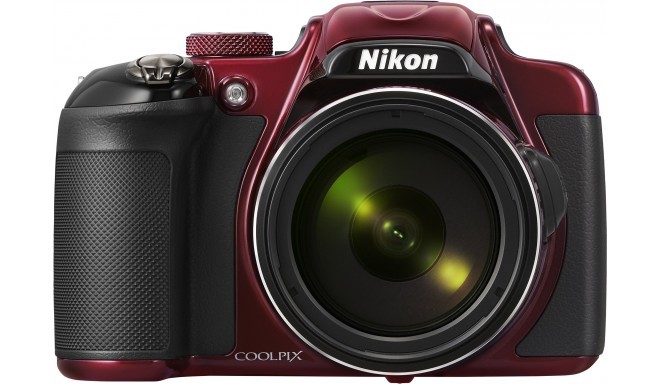 Nikon Coolpix P600, red - Compact cameras - Photopoint