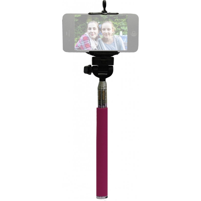 SelfieMAKER Smart tripod, pink - Handheld tripods - Nordic Digital