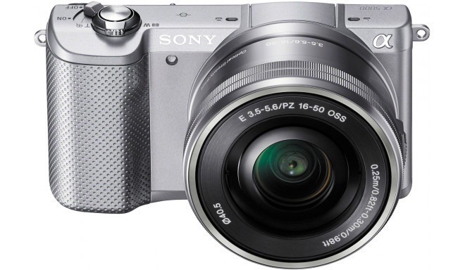 Sony a5000 + 16-50mm Kit, silver - Mirrorless cameras - Nordic Digital